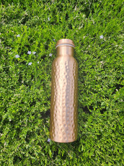 Dimple Copper Water Bottle (900 ml) – Just Copper